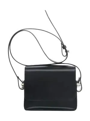 AMINE Fordy Zip-up Flap Crossbody Bag - Nero|510